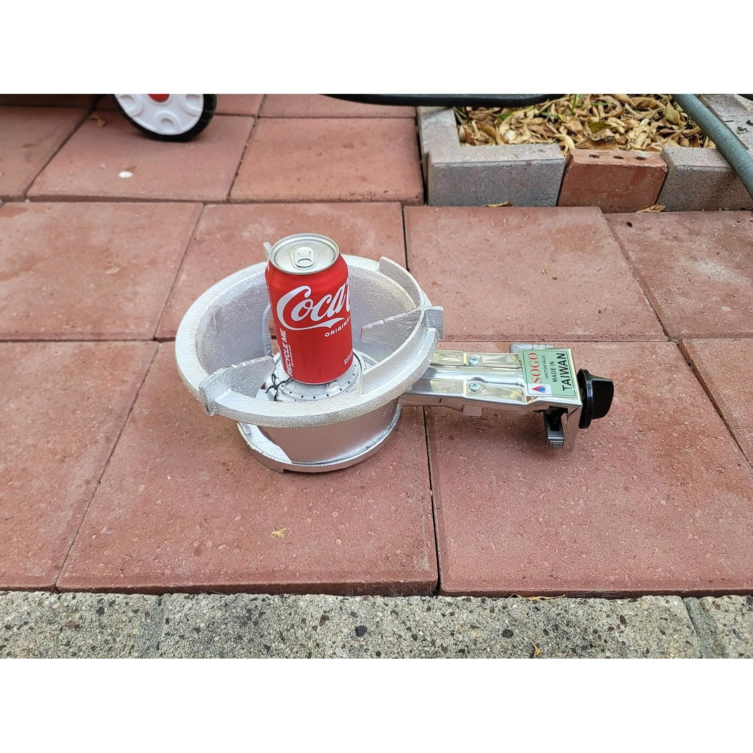 Crude Compact 9 High Pressure Propane Cast Iron Wok Stove Burner with ...