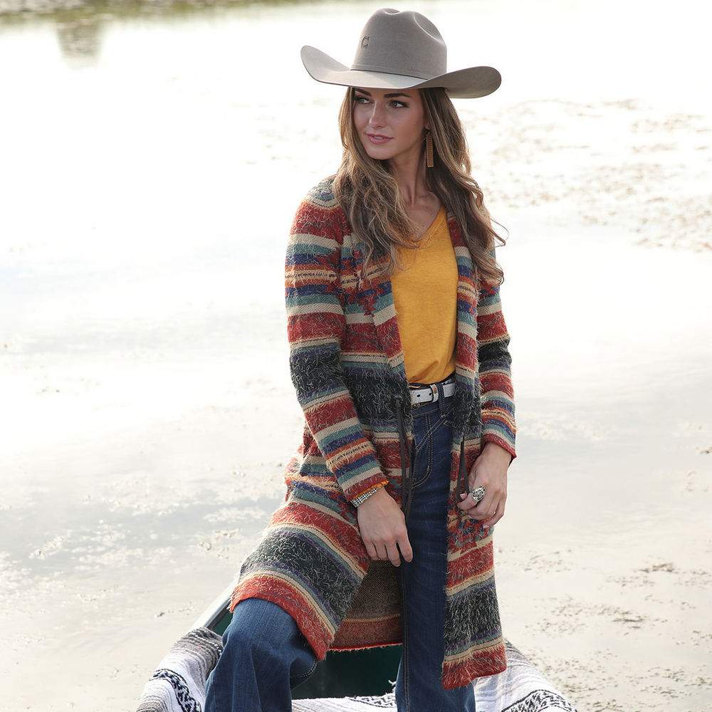 Cruel Girl Womens CWK7408001 DUSTER OW22 S Multi - Walmart.com