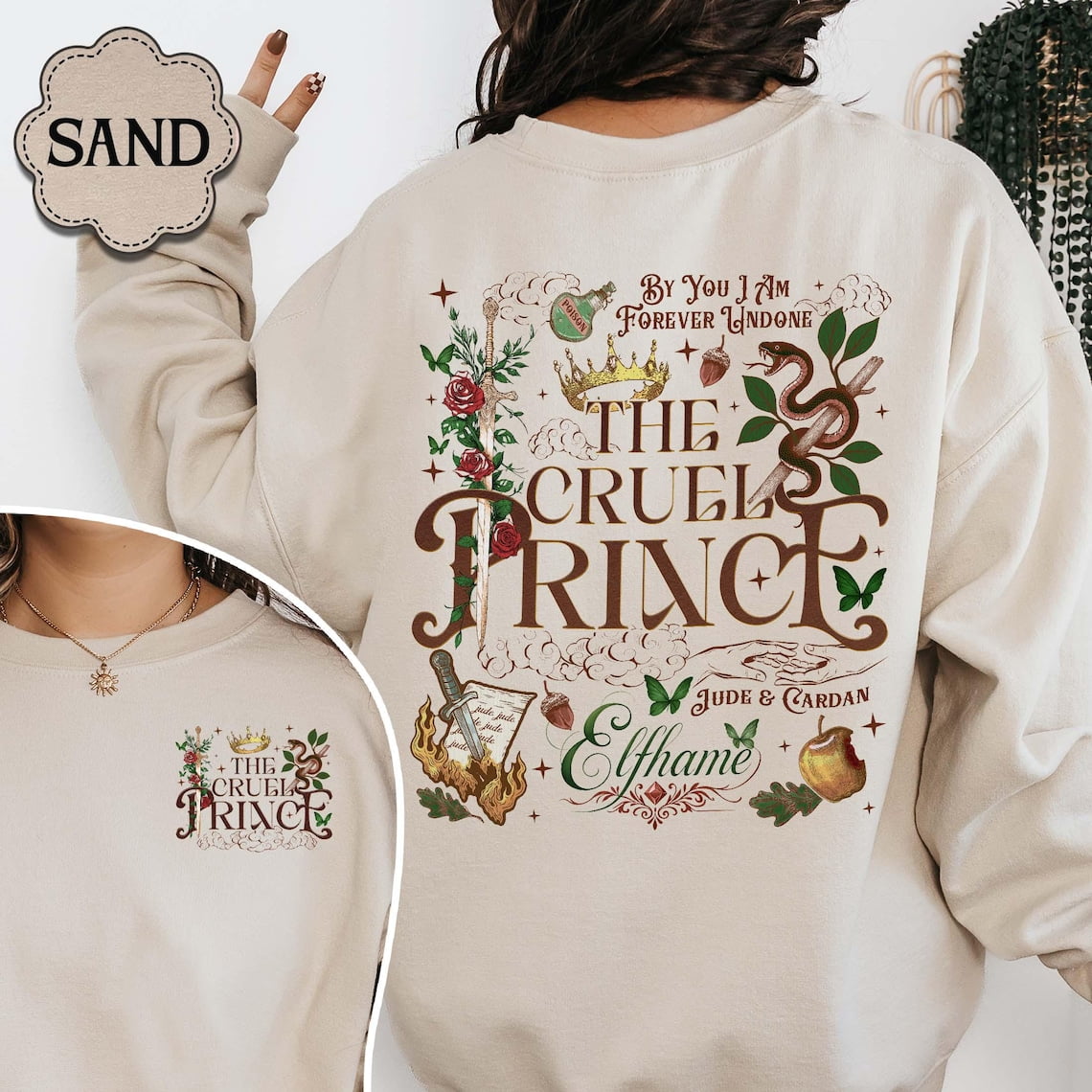 The Cruel Prince Special Edition Sweatshirt, Jude And Cardan Sweatshirt ...