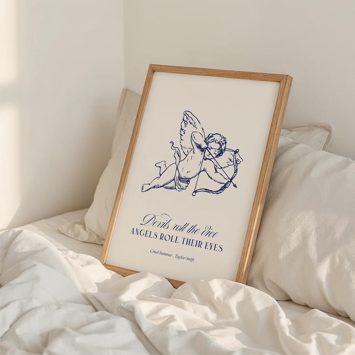 Cruel Summer Lyrics Print, Devils Roll The Dice Angels Roll Their Eyes ...