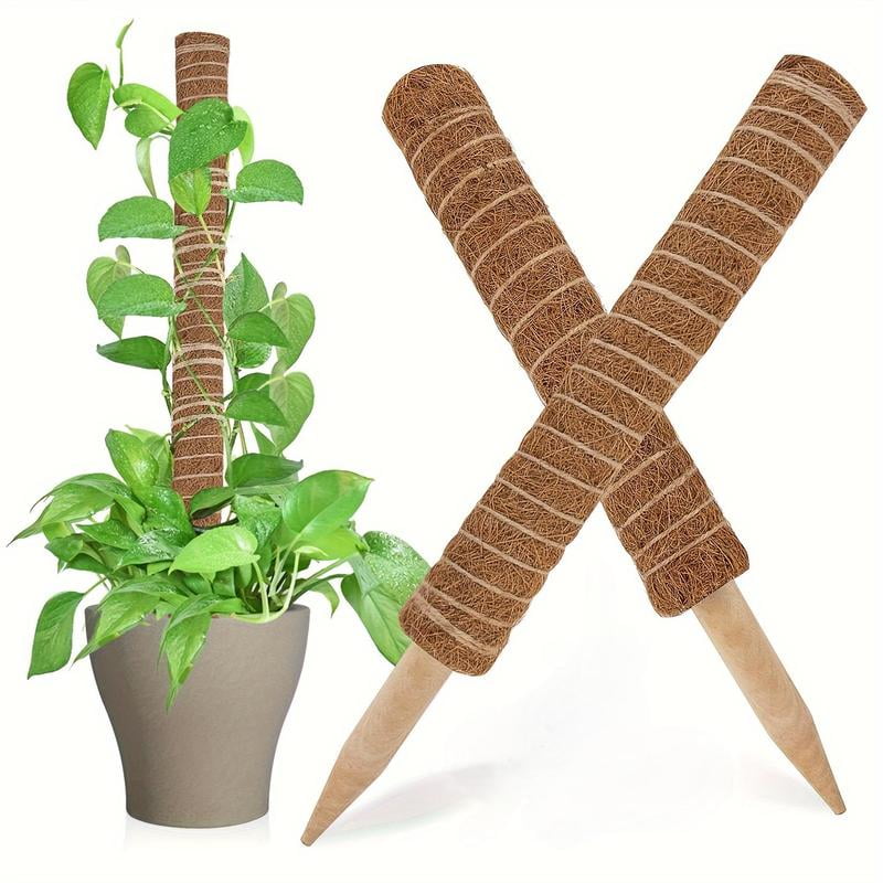 Cruel Summer Moss Pole 2 Pack Moss Rod for Climbing Plants Coconut ...
