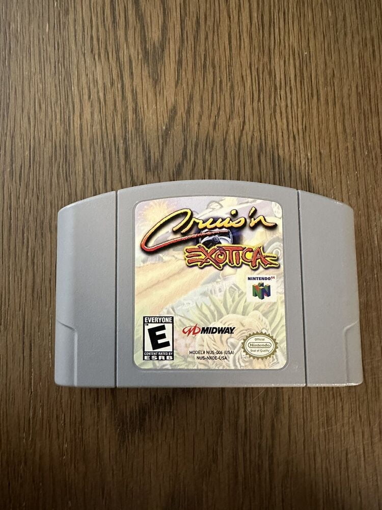 Cruis'n Exotica Genuine N64 (Nintendo 64, 2000) Tested and Available ...