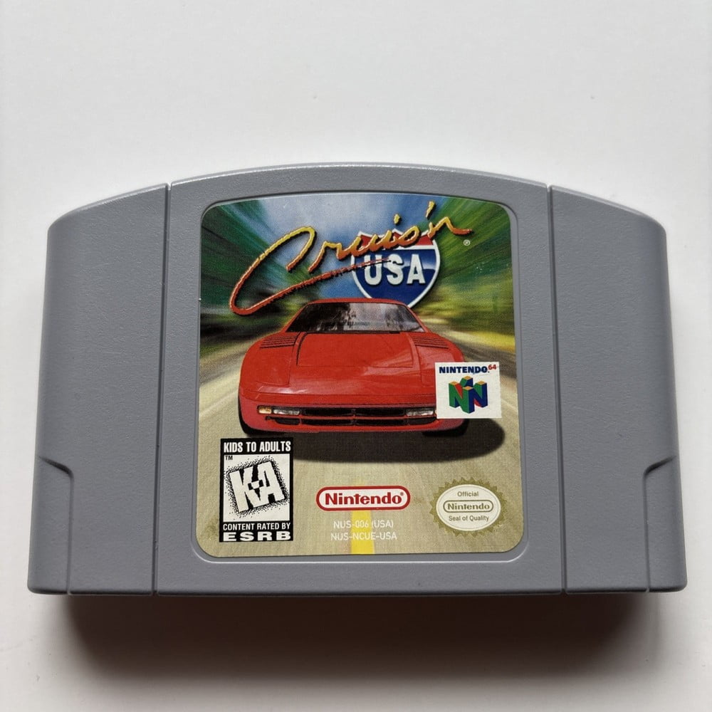 Cruis'n Usa Cruisin Nintendo 64 N64 Racing Game Brand New - Walmart.com