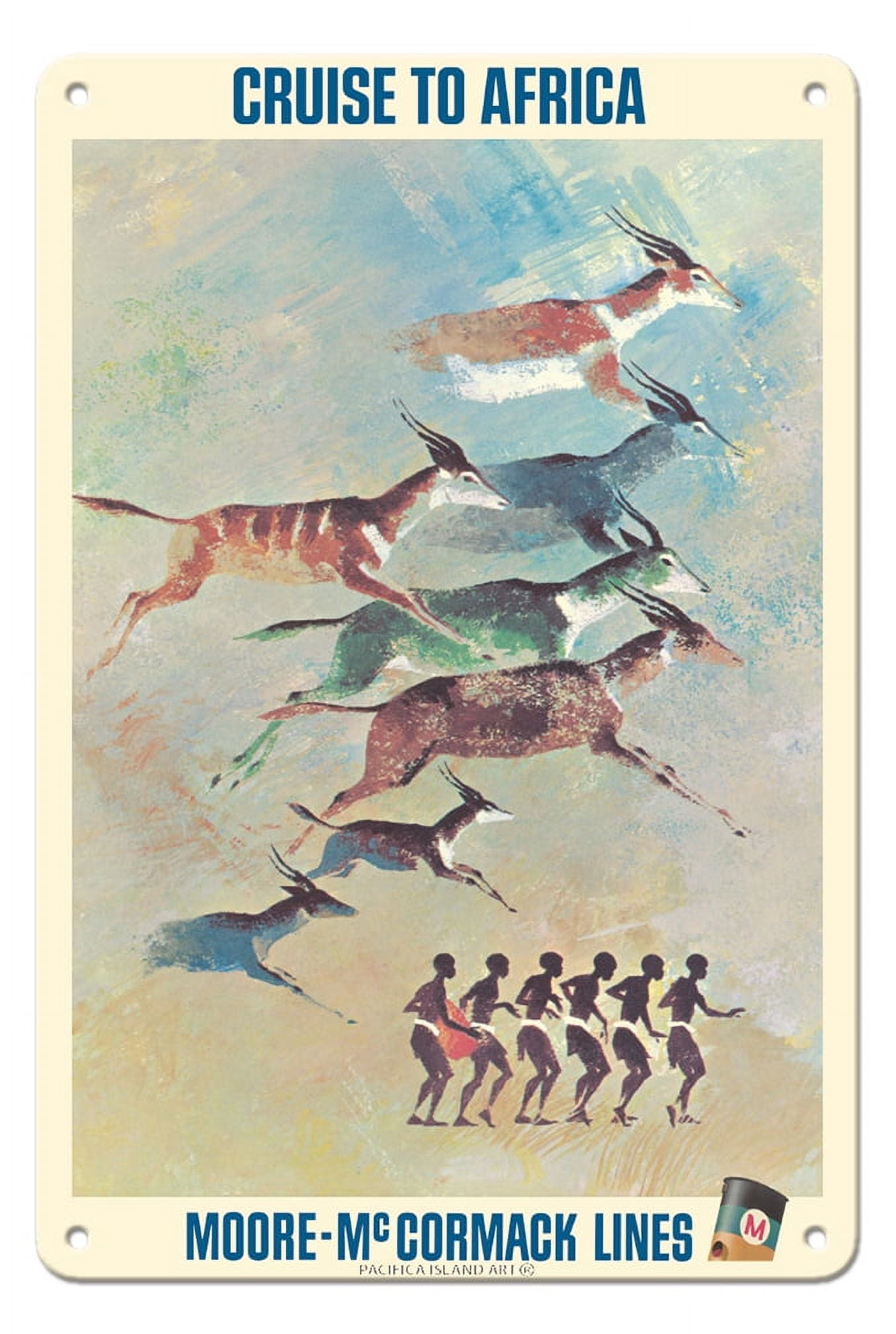 Cruise to Africa - African Gazelle - Moore-McCormack Lines - Vintage ...