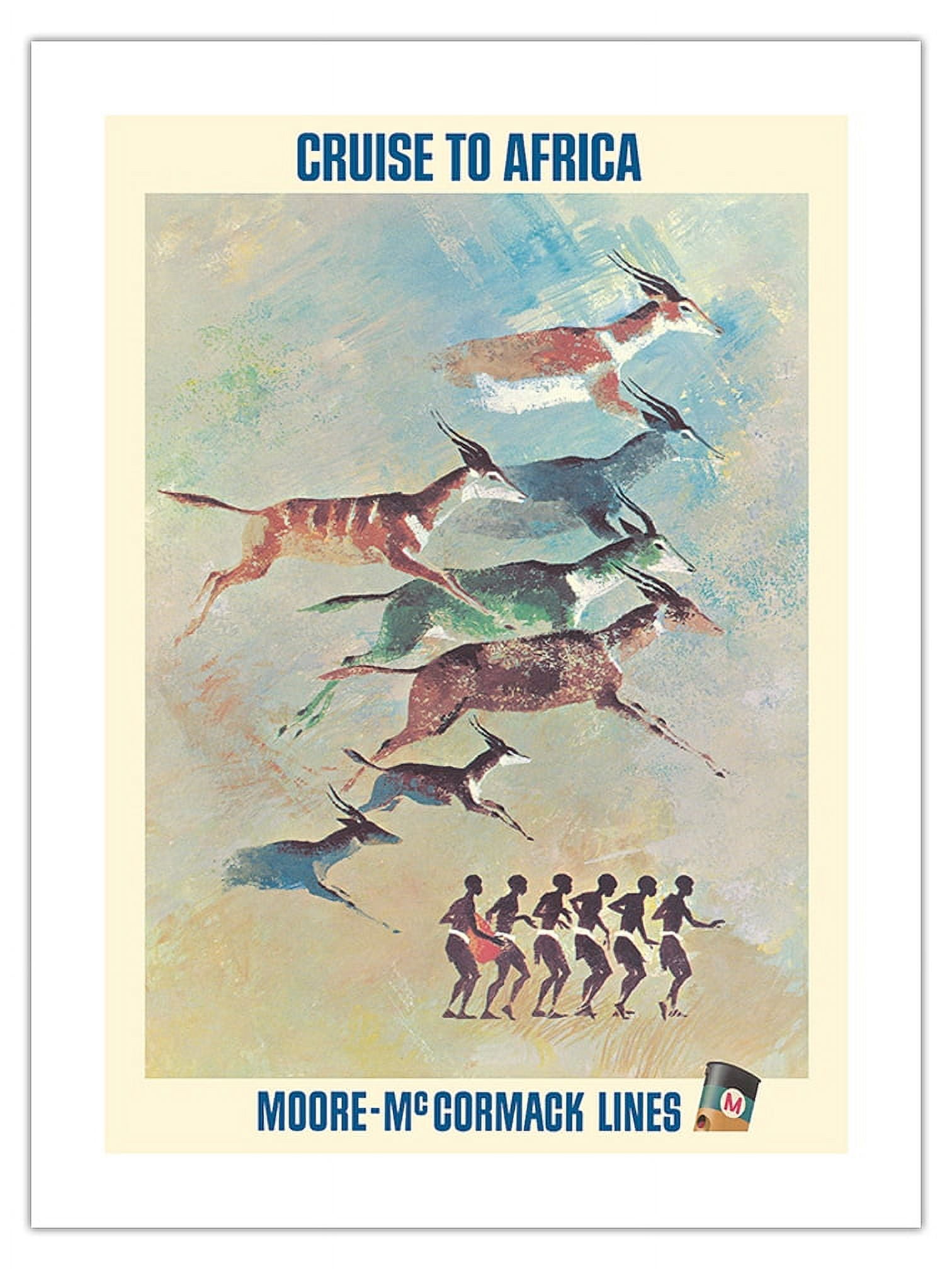 Cruise to Africa - African Gazelle - Moore-McCormack Lines - Vintage ...