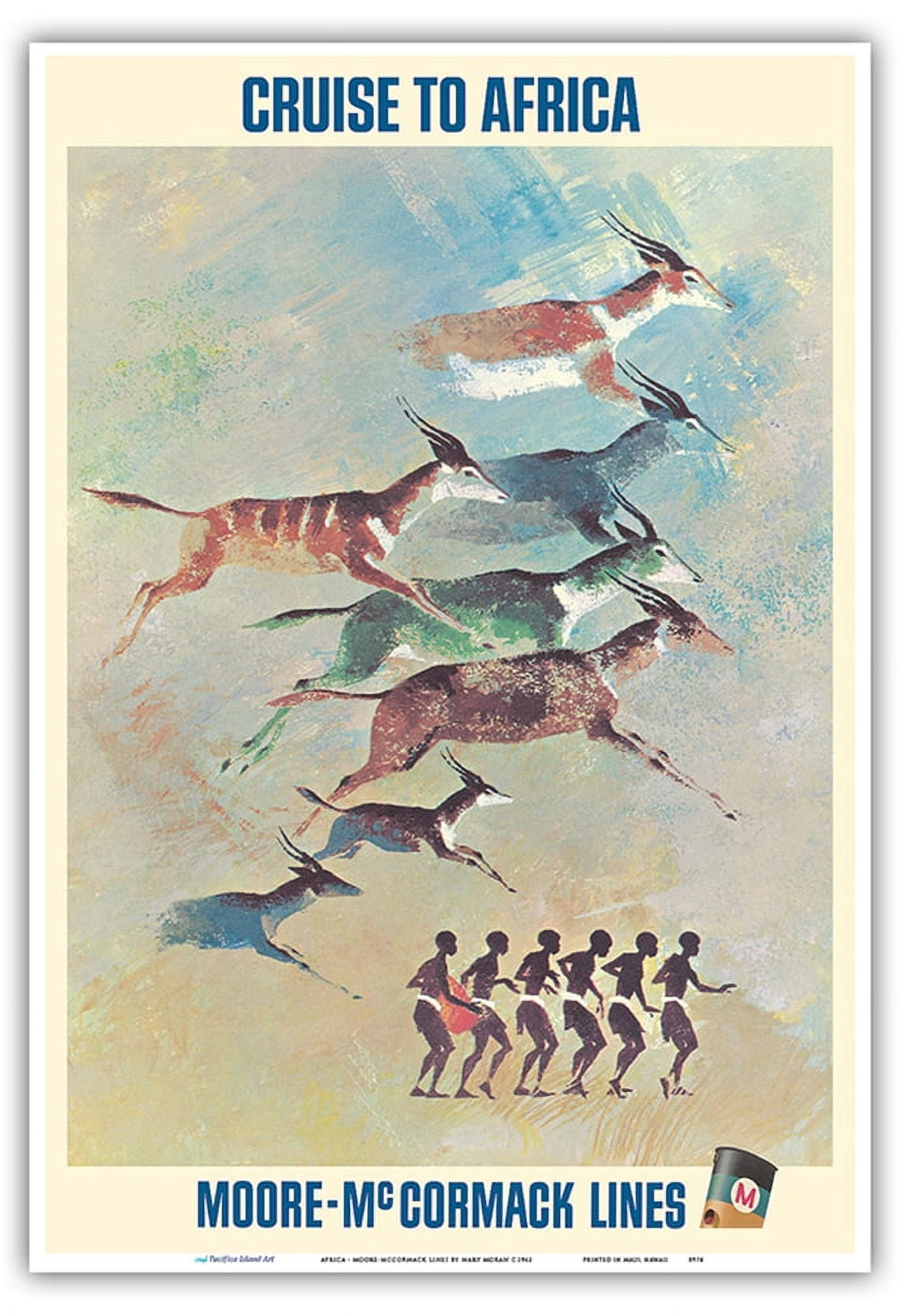 Cruise to Africa - African Gazelle - Moore-McCormack Lines - Vintage ...