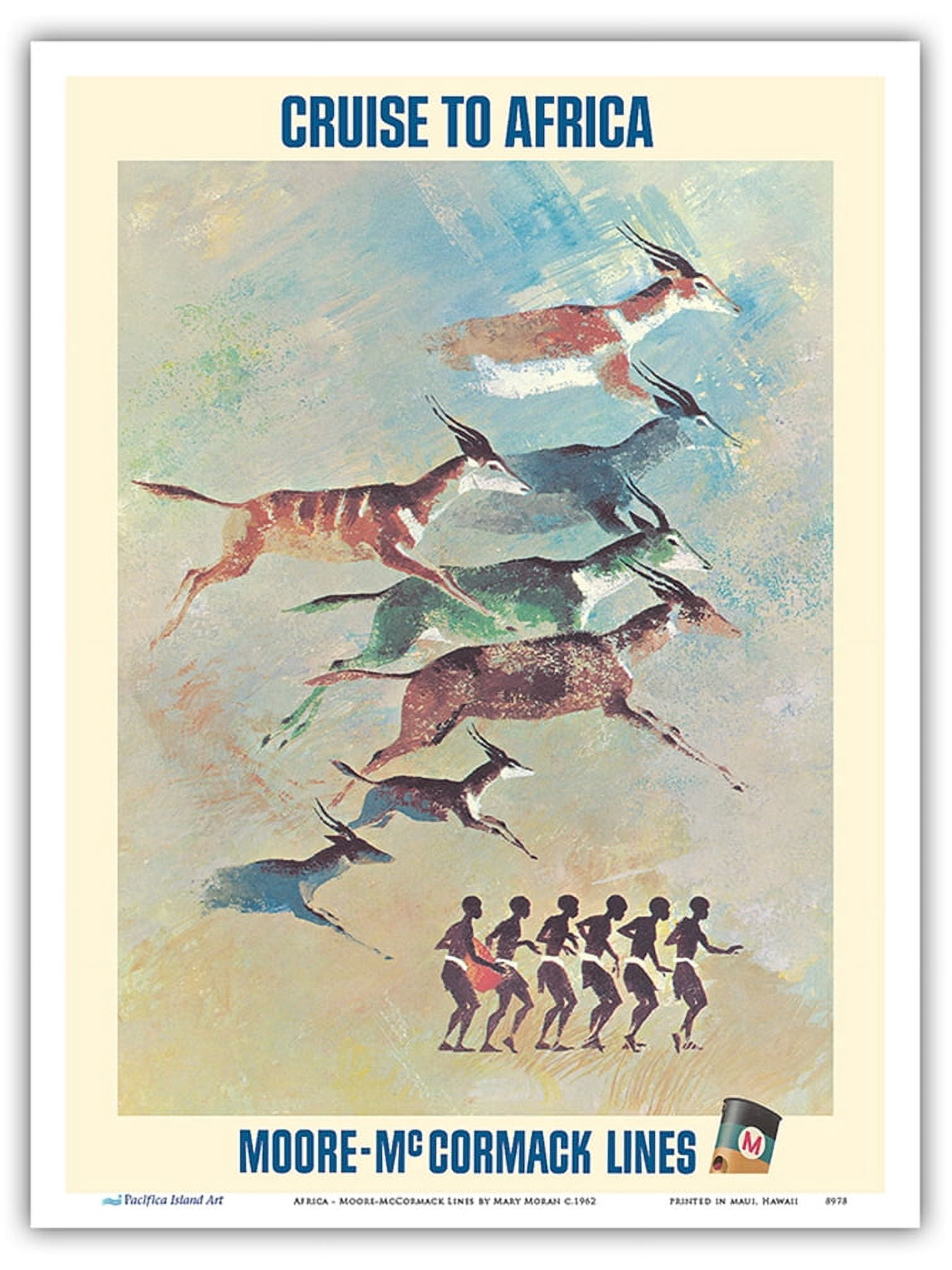 Cruise to Africa - African Gazelle - Moore-McCormack Lines - Vintage ...