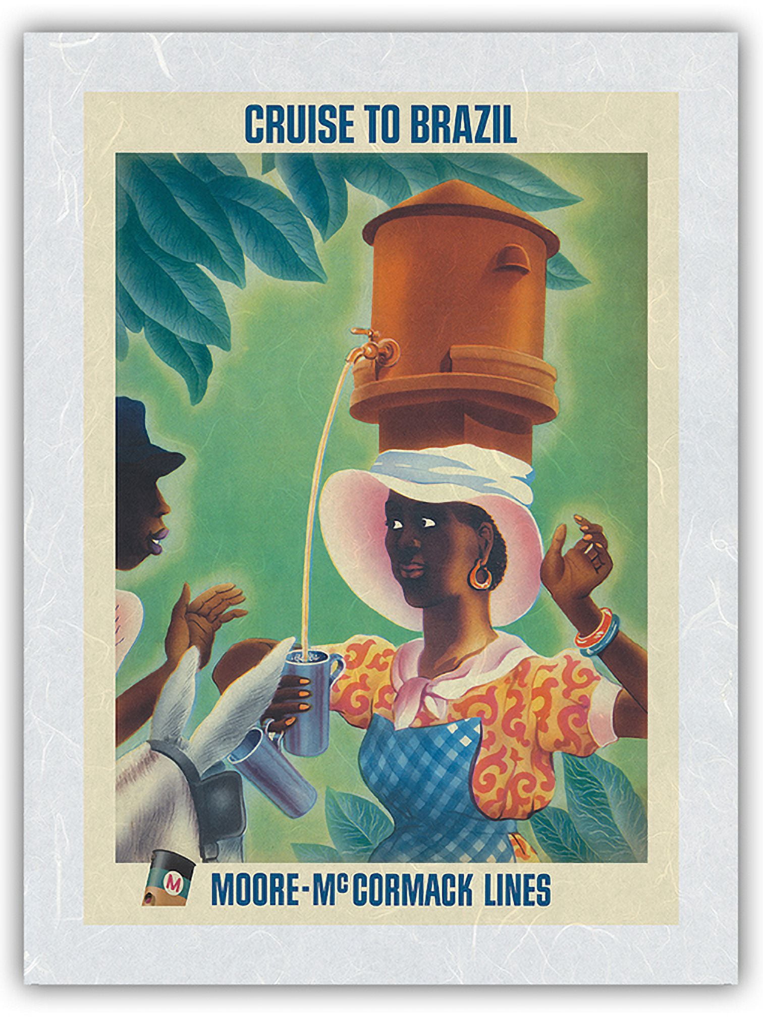 Cruise to Brazil - Tea Seller - Moore-McCormack Lines - Vintage Menu ...