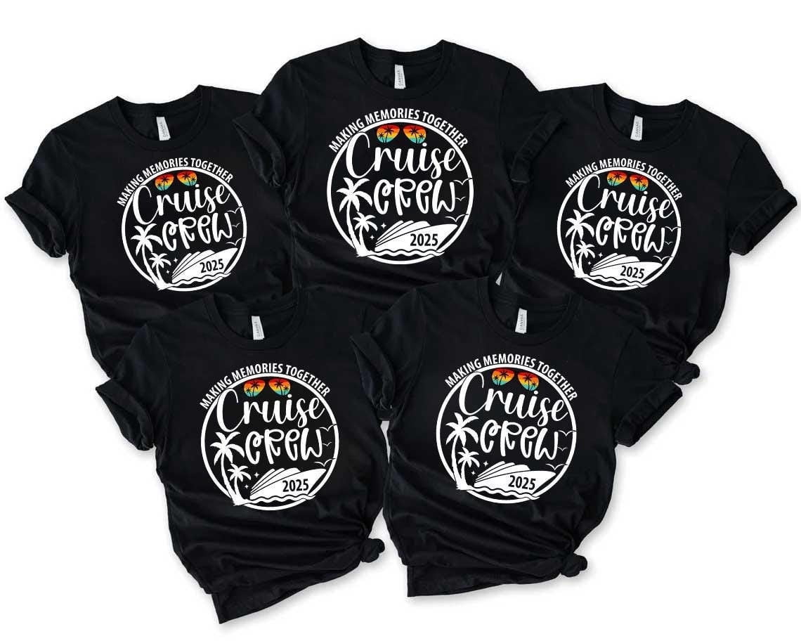 Cruise Crew 2026 T-Shirt, Family Cruise 2026 T Shirts, Family First ...