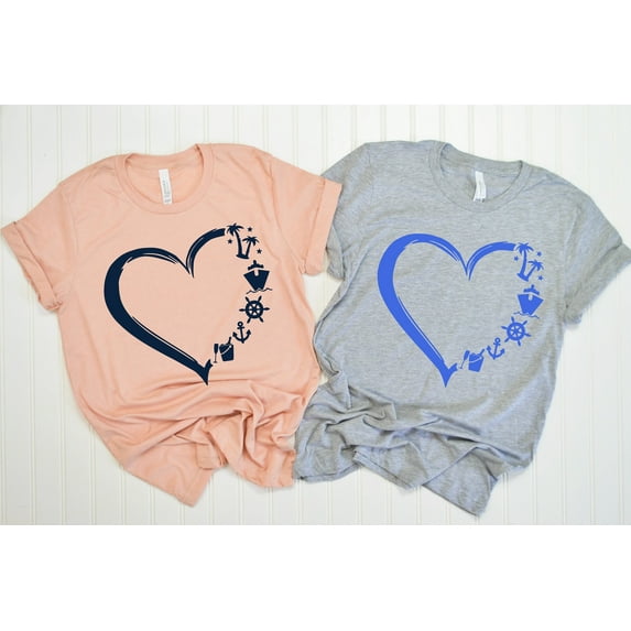 Cruise Distressed Heart Shirt,Cruise Life Shirt,Cruise Vacation Tee ...