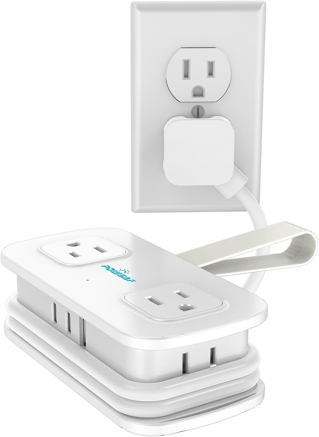 Cruise Essentials 4-Ft Travel Power Strip with 4 Outlets and 3 USB ...