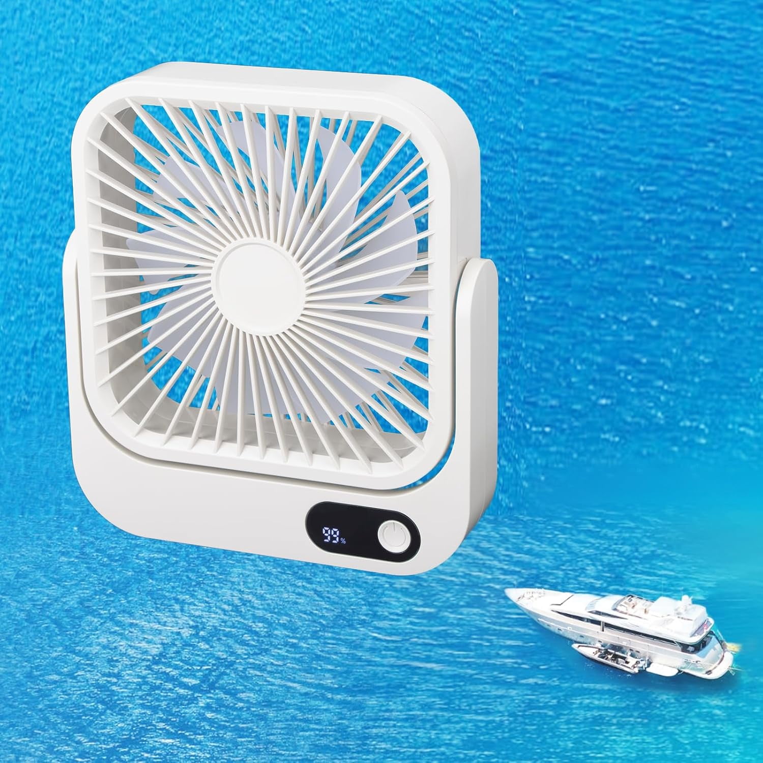 Cruise Fan, Cruise Ship Approved USB Fan, Magnetic Base, 6-10 Hour ...