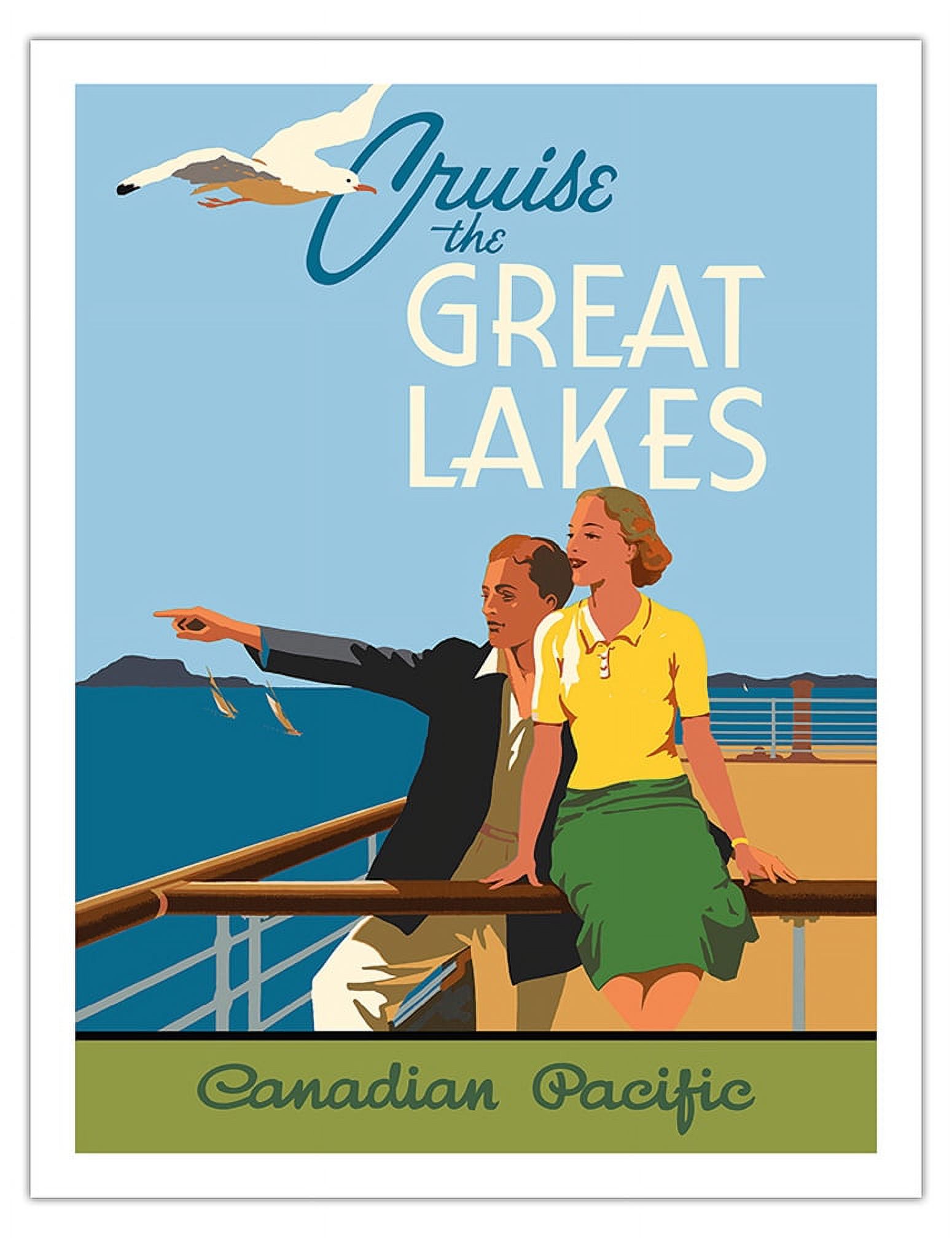 Cruise the Great Lakes - Canadian Pacific Steamships - Vintage Ocean ...