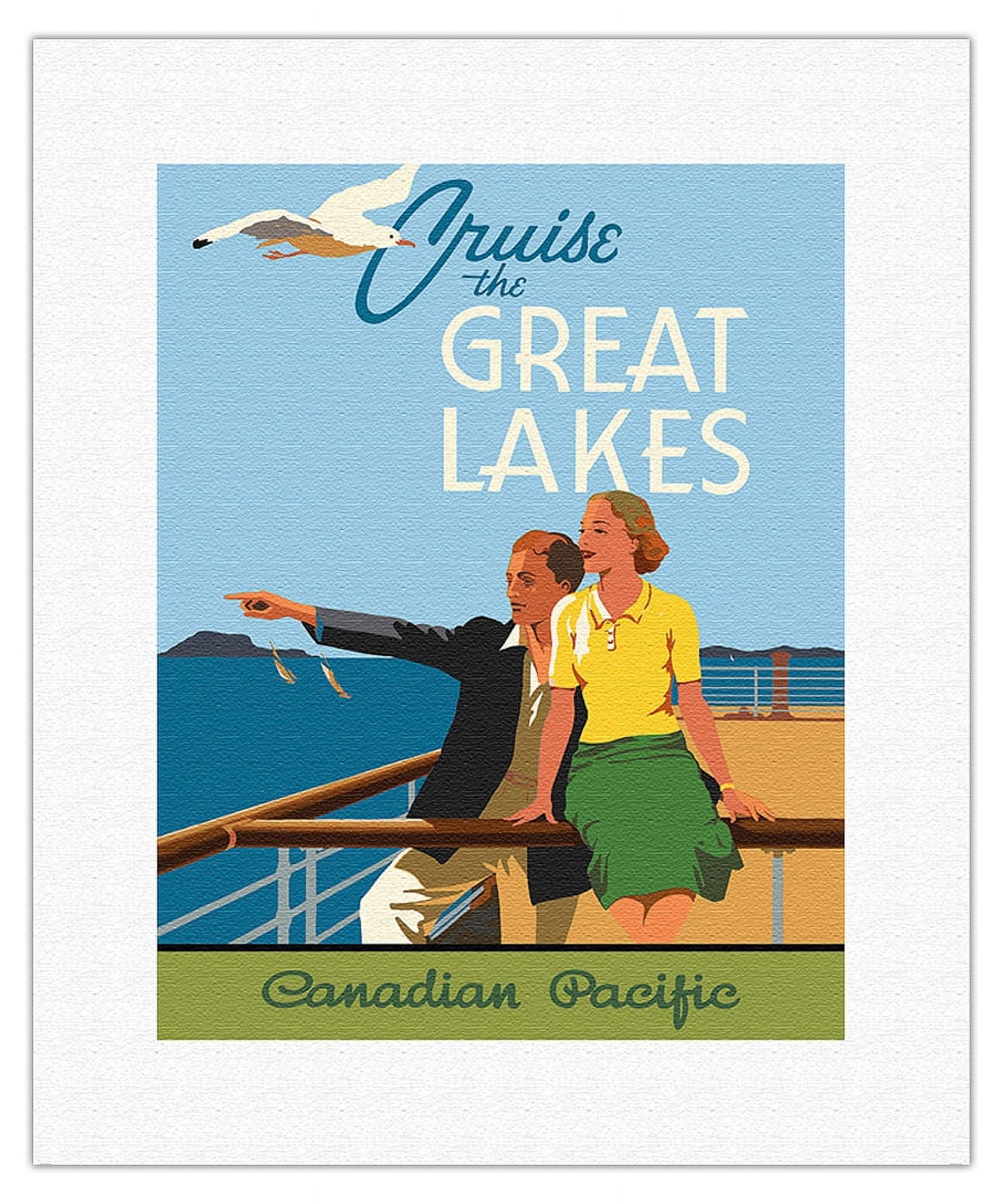 Cruise the Great Lakes - Canadian Pacific Steamships - Vintage Ocean ...