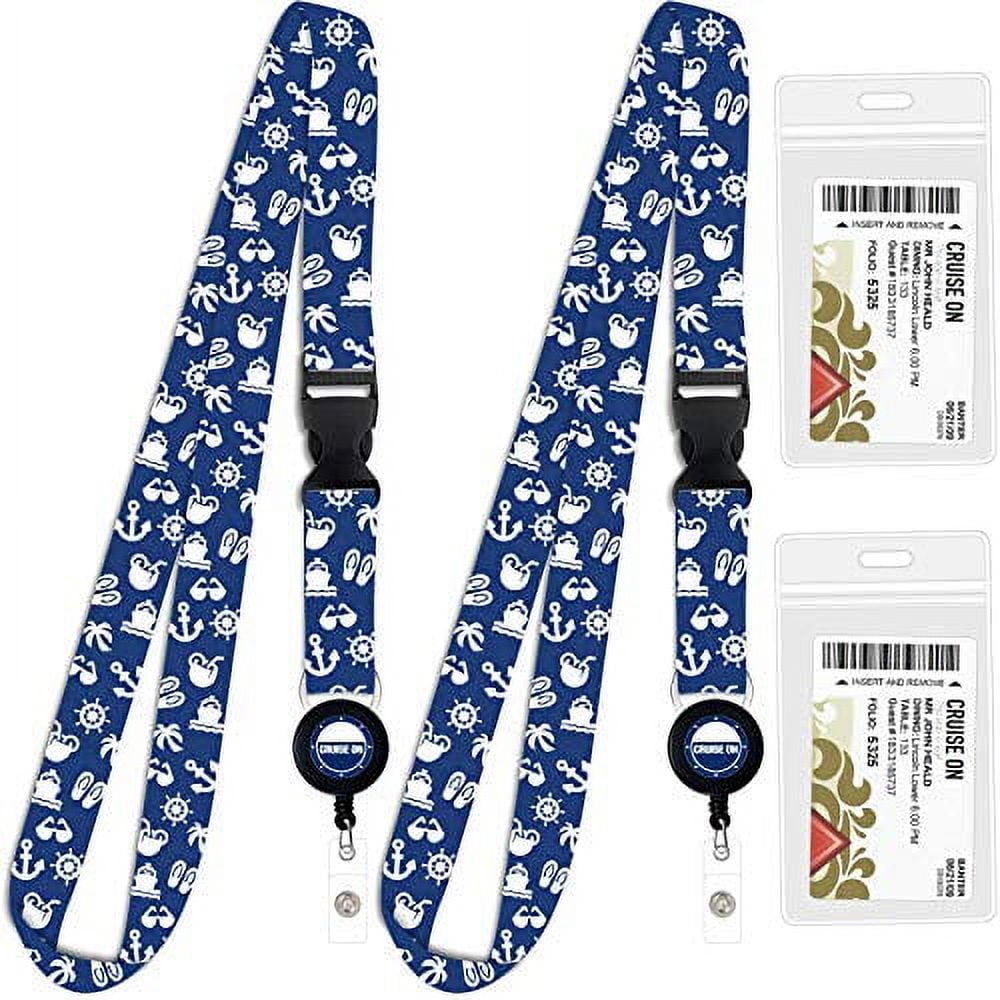 Cruise Lanyard for Ship .. .. Cards | 2 .. Pack .. Cruise Lanyards ...