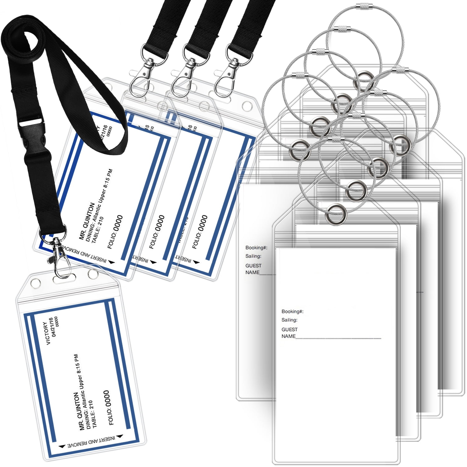 GreatShield Cruise Luggage Tag & ID Holder, Waterproof for Direct ...