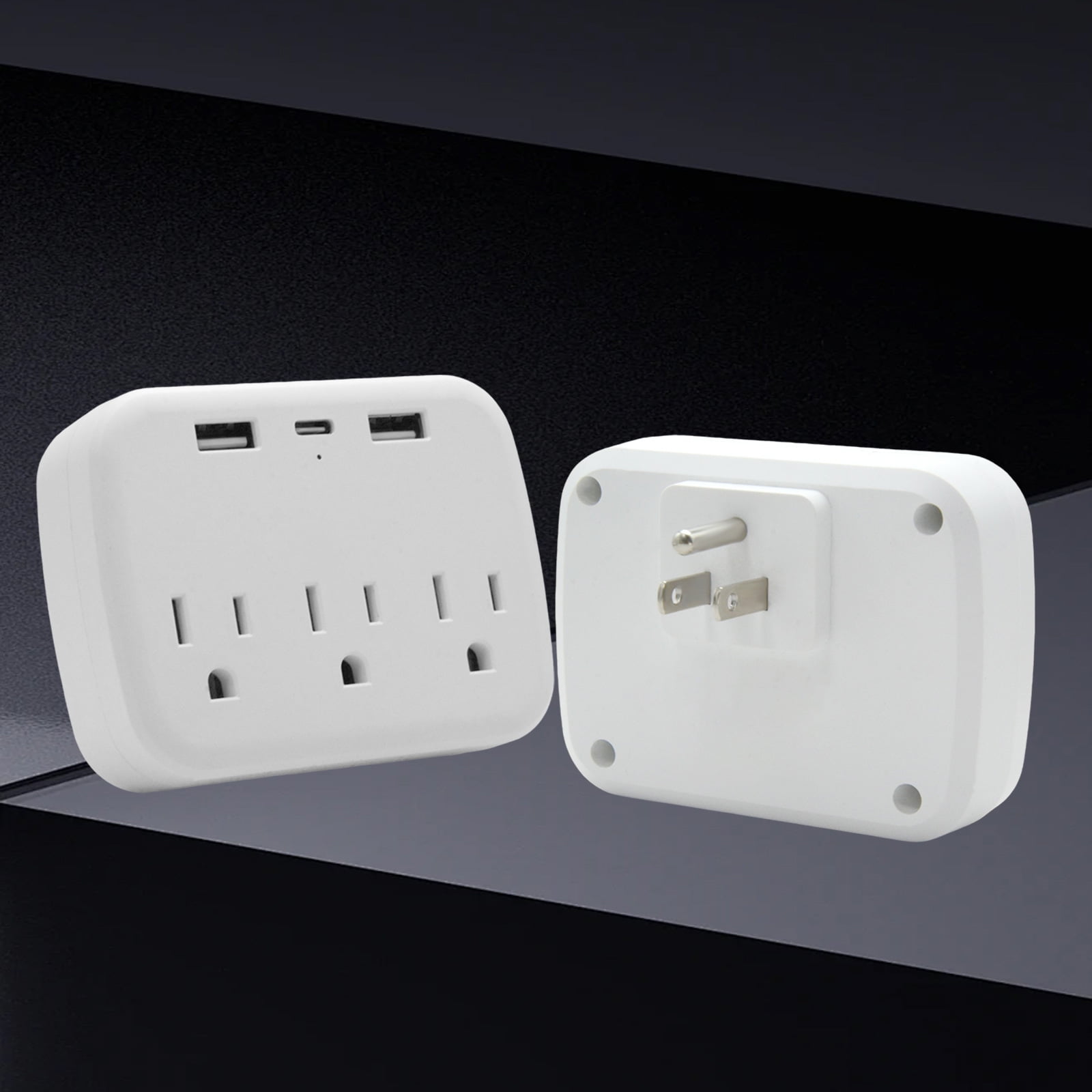 Cruise Power Strip Cruise Approved with 2 USB & 1 C, Flat Wall Plug ...