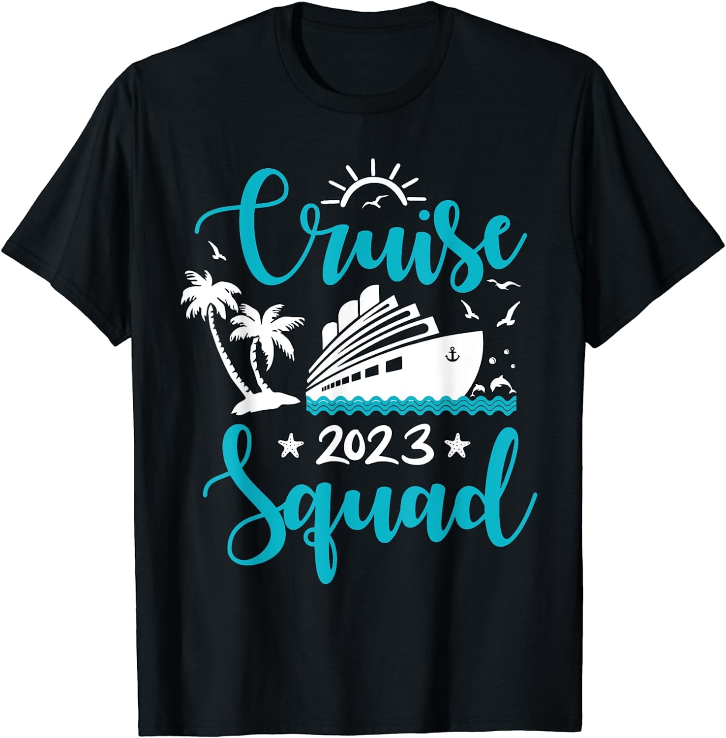 Cruise SQuad 2023 Family Matching Vacation Group Trip Party T-Shirt ...