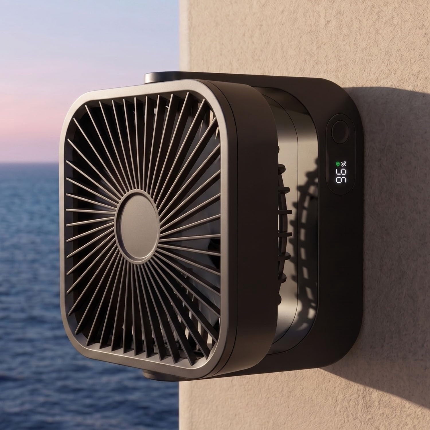 Cruise Ship Approved Magnetic Fan 2026, Rechargeable Portable Desk Fan ...