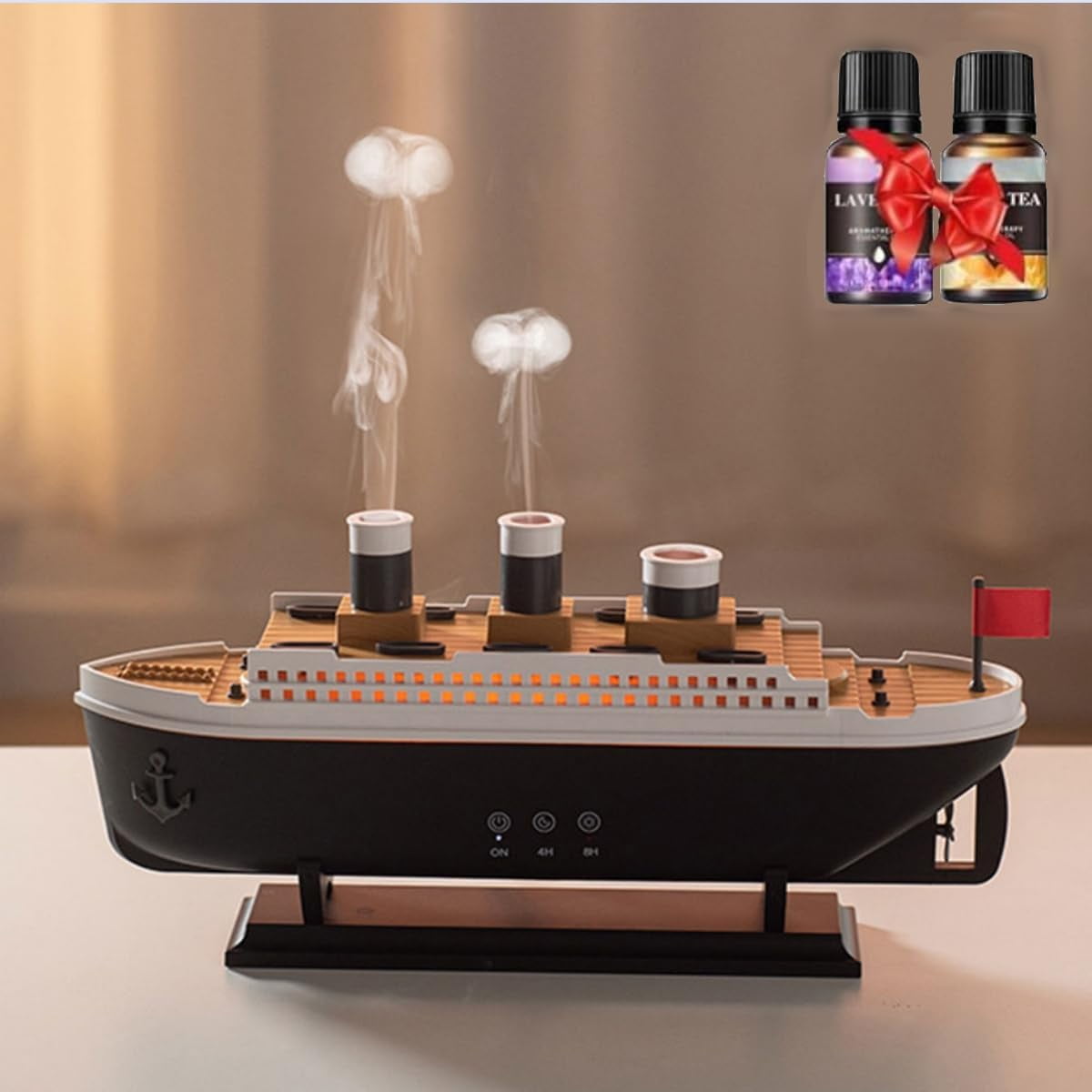 Cruise Ship humidifier, 250ml Boat Aroma Humidifier Diffuser, Mist ...