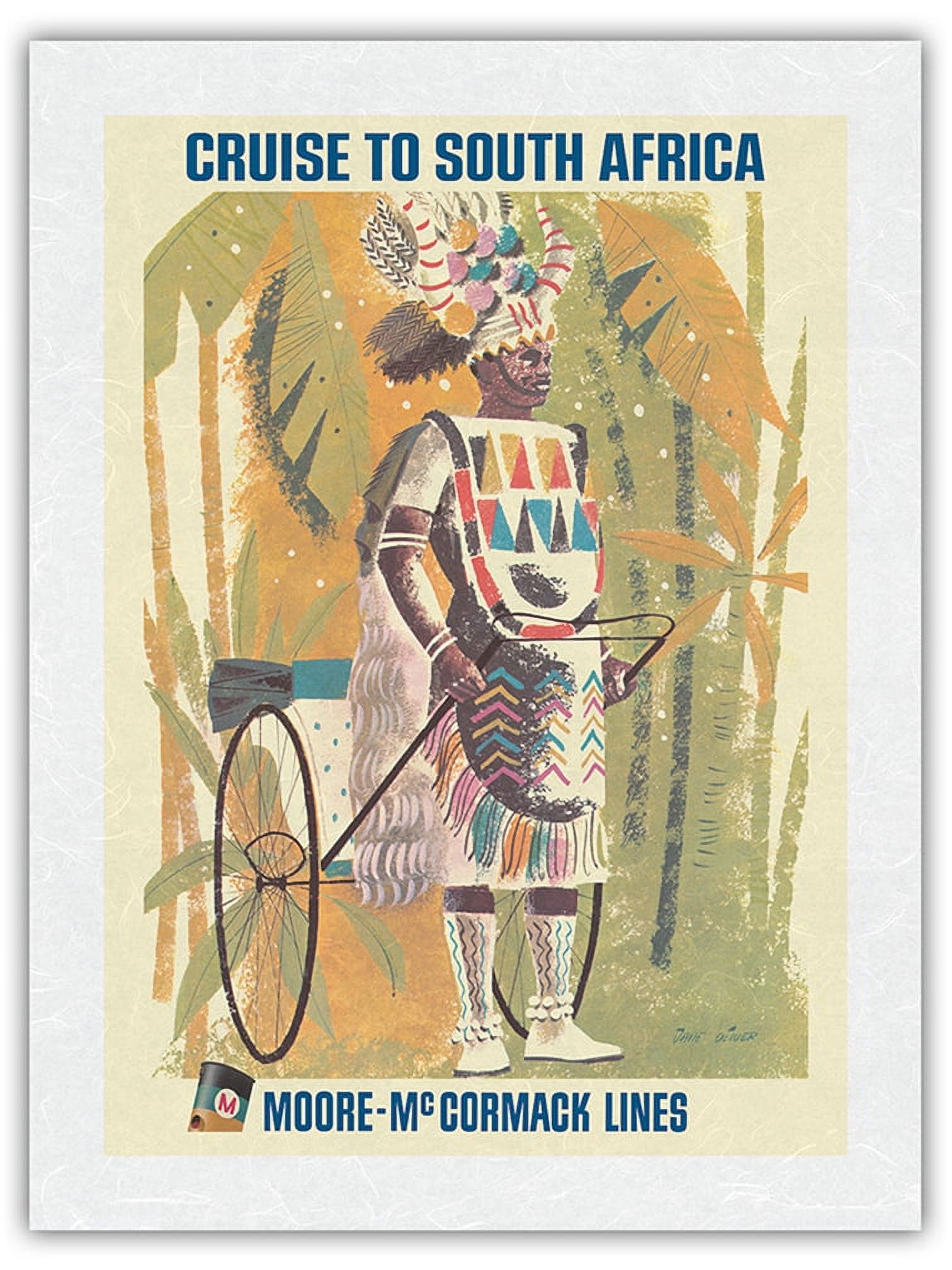 Cruise to South Africa - Durban Rickshaw Boy - Moore-McCormack Lines ...
