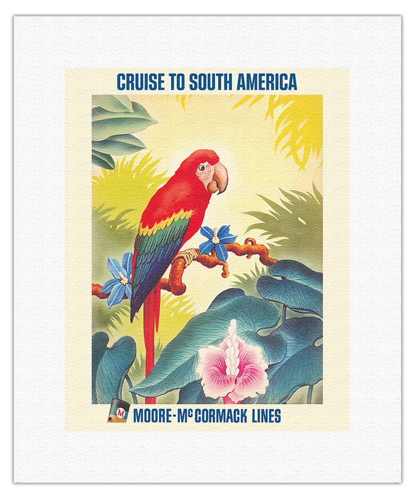Cruise to South America - Scarlet Parrot - Moore-McCormack Lines ...