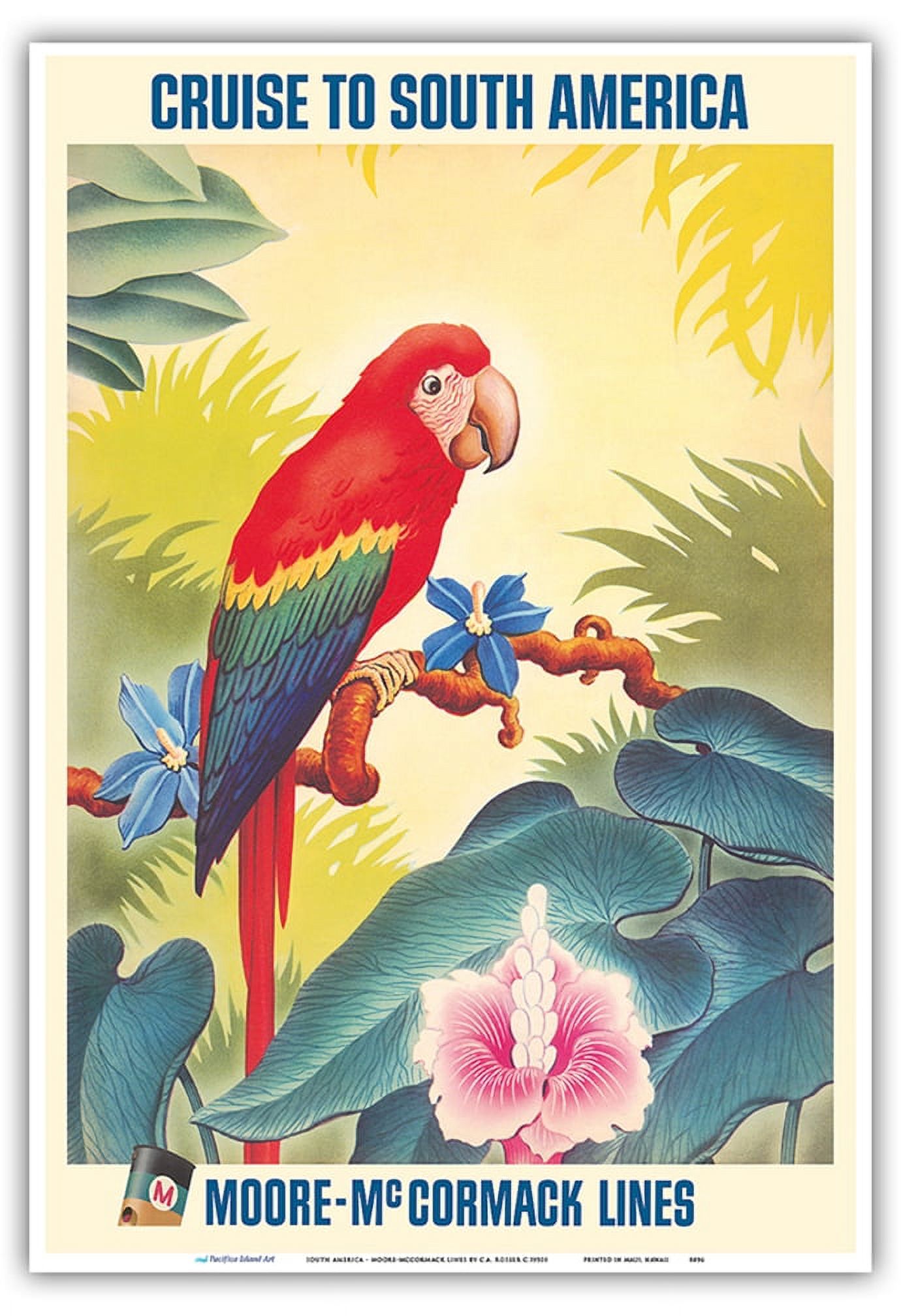 Cruise to South America - Scarlet Parrot - Moore-McCormack Lines ...