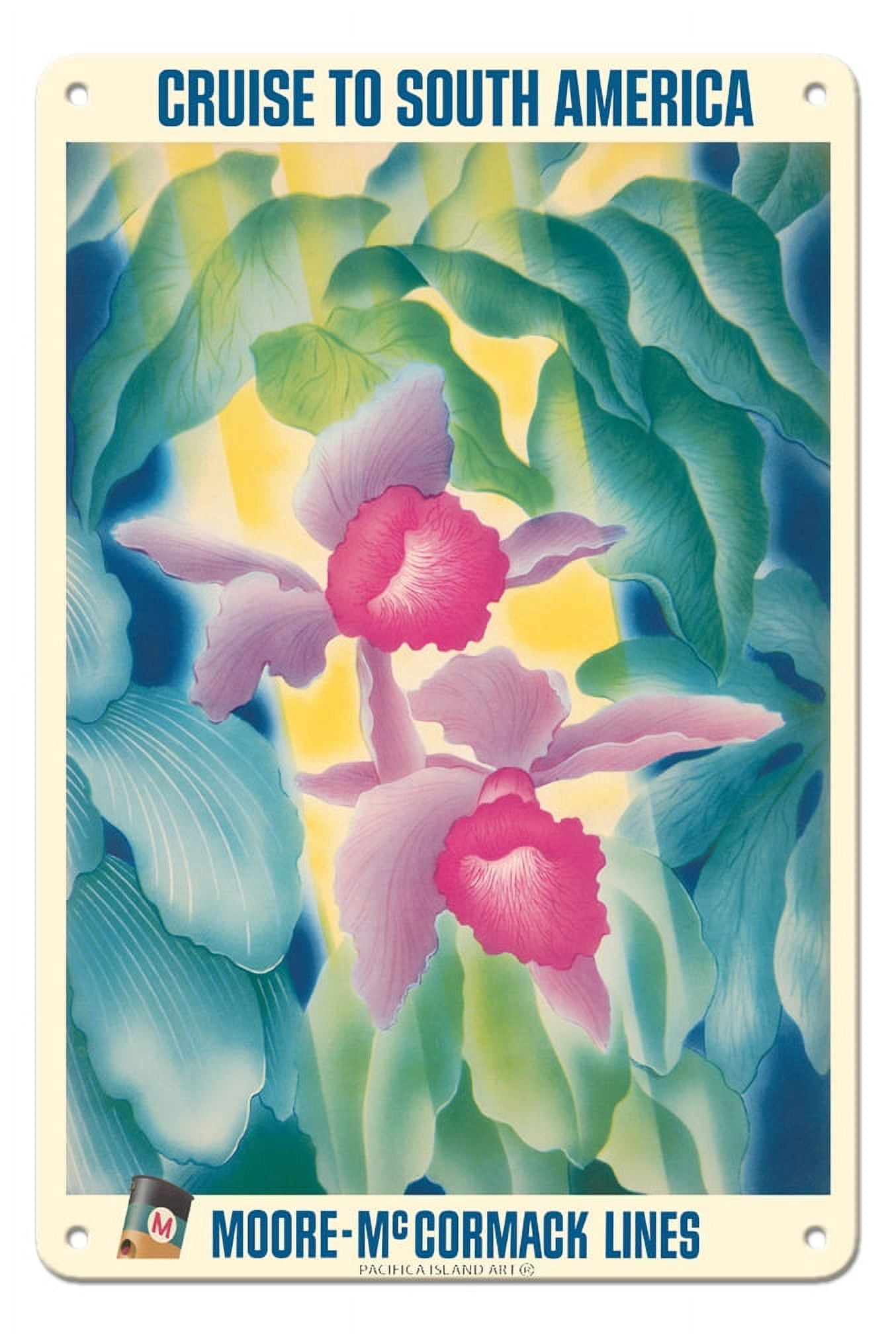 Cruise to South America - Tropical Orchids - Moore McCormack Lines ...