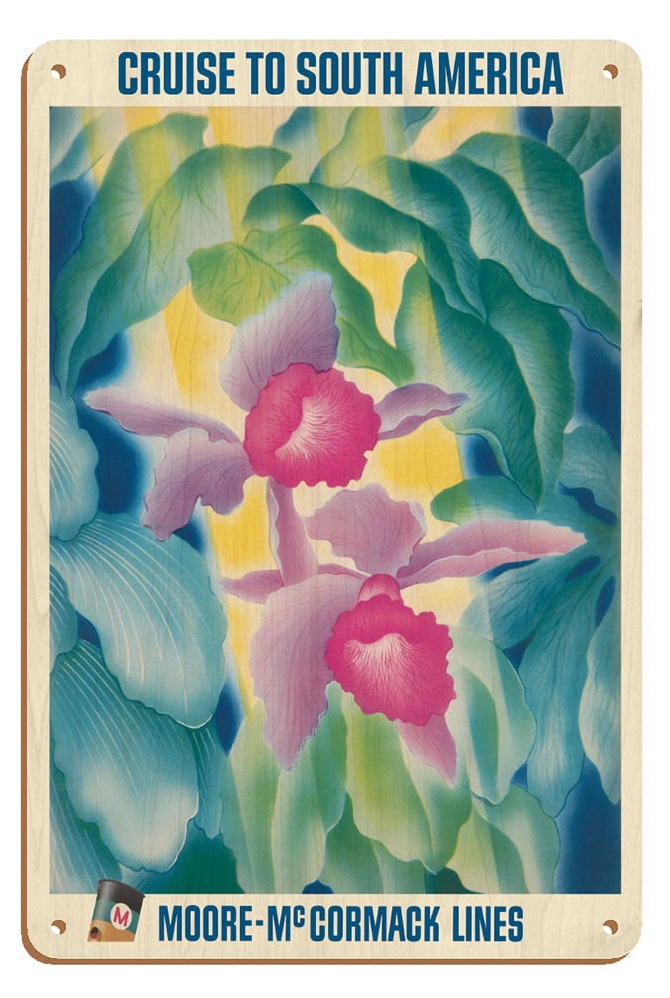 Cruise to South America - Tropical Orchids - Moore McCormack Lines ...