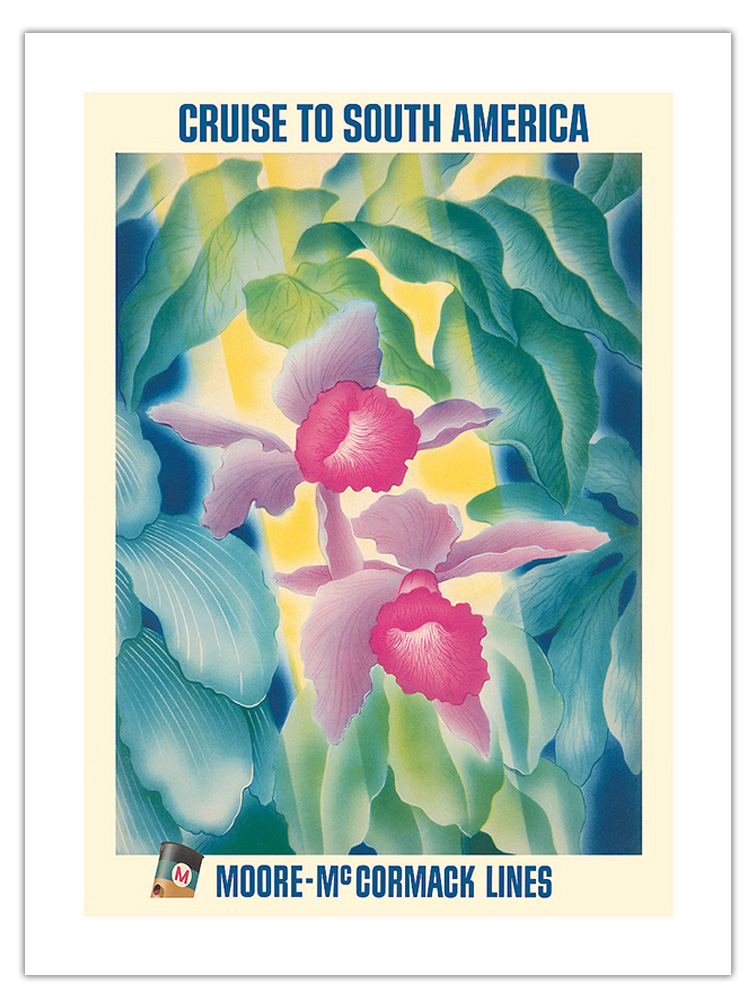 Cruise to South America - Tropical Orchids - Moore McCormack Lines ...