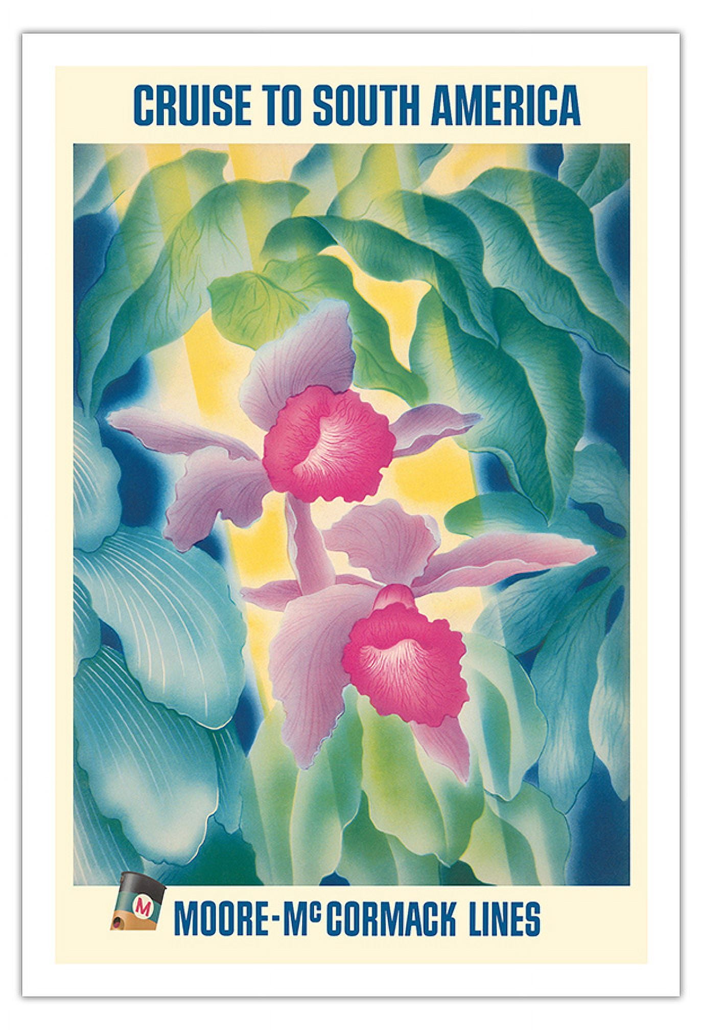 Cruise to South America - Tropical Orchids - Moore McCormack Lines ...