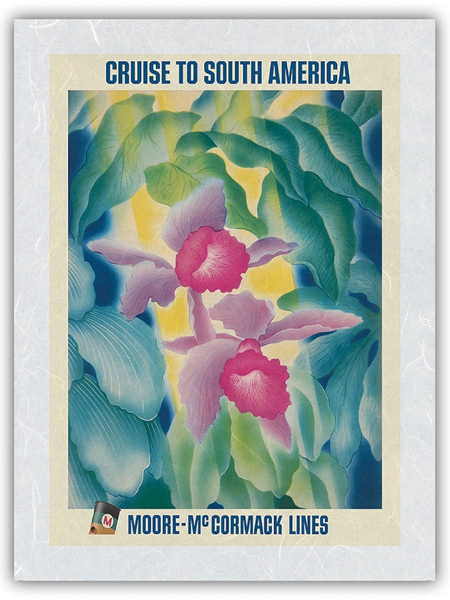 Cruise to South America - Tropical Orchids - Moore McCormack Lines ...