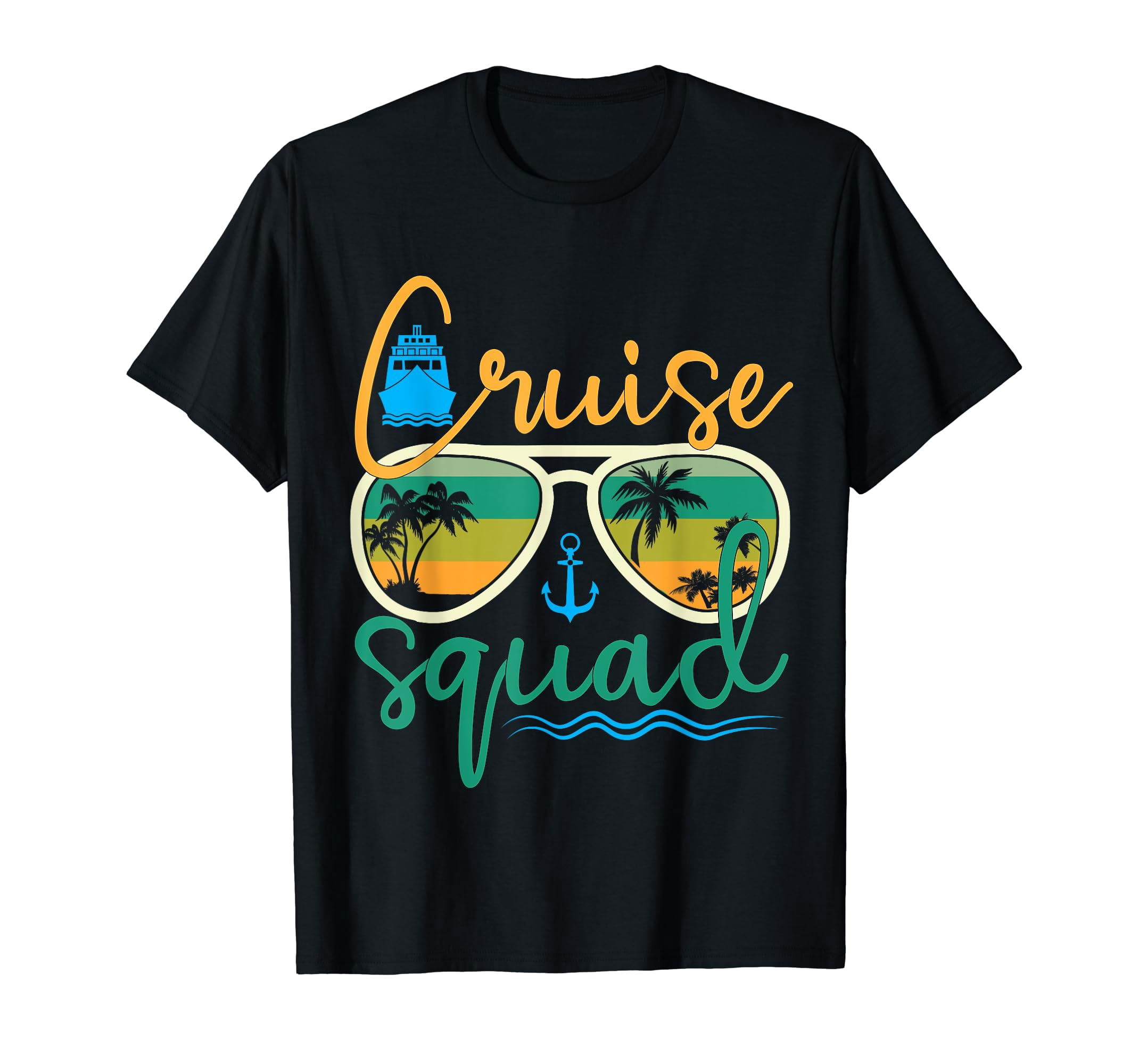 Cruise Squad 2023 Family Vacation Beach Matching Groupe T-Shirt Black ...