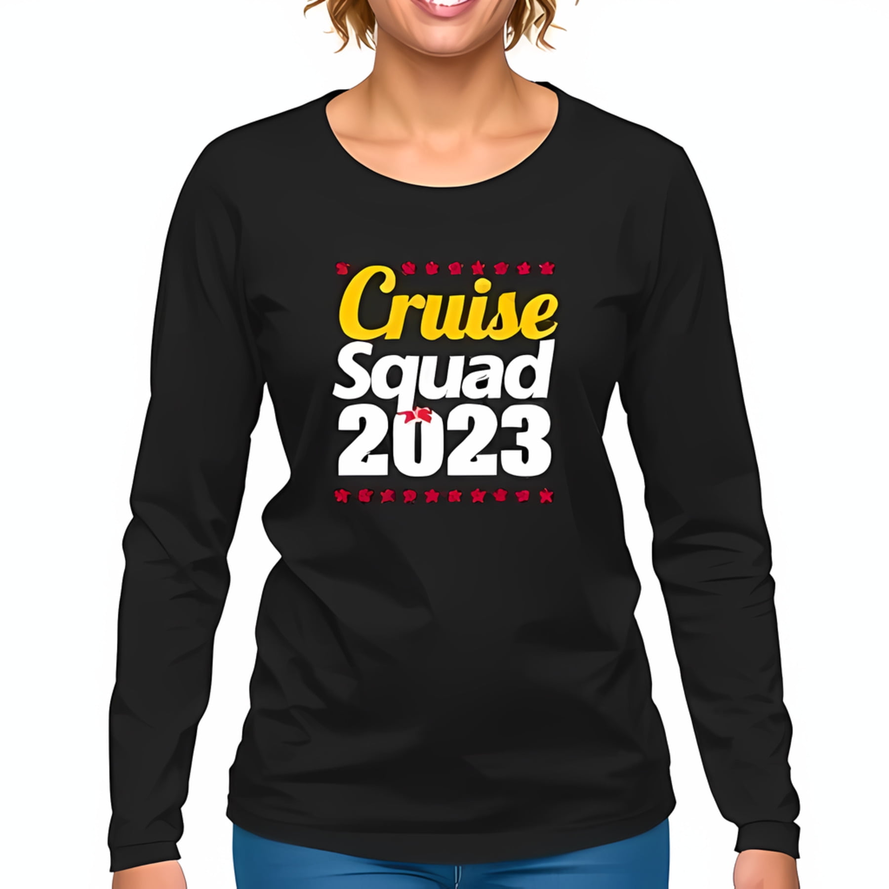 Cruise Squad 2023 Long Sleeve T-Shirt for Men & Women - Stylish Graphic ...