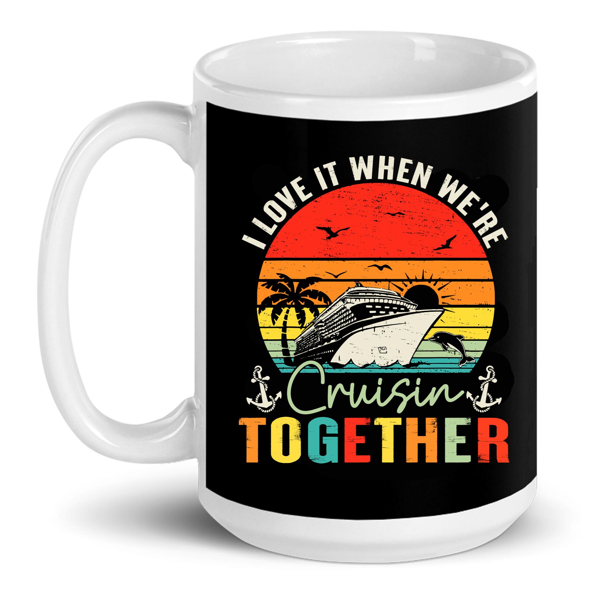 Cruise Squad 2025 Friends Family Couples Matching Cruising Gift Ceramic ...