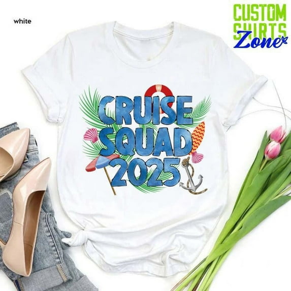 Cruise Squad 2025 Shirt, Vacation Tshirt, Family Matching Cruise T ...