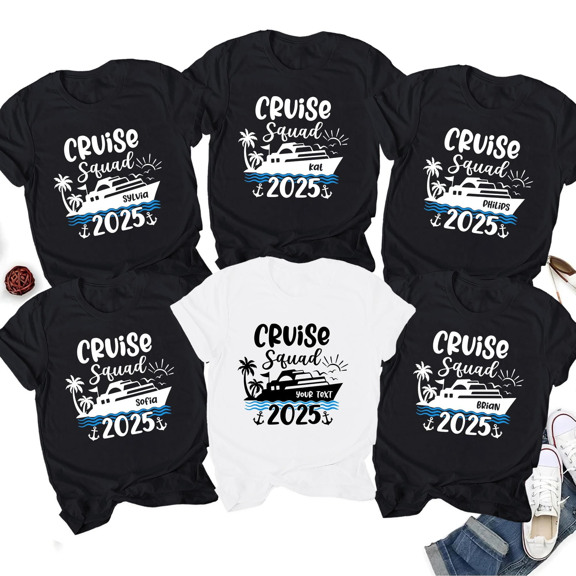 Cruise Squad 2025 Shirts, Cruise Crew Shirt, Cruising Family Vacation ...
