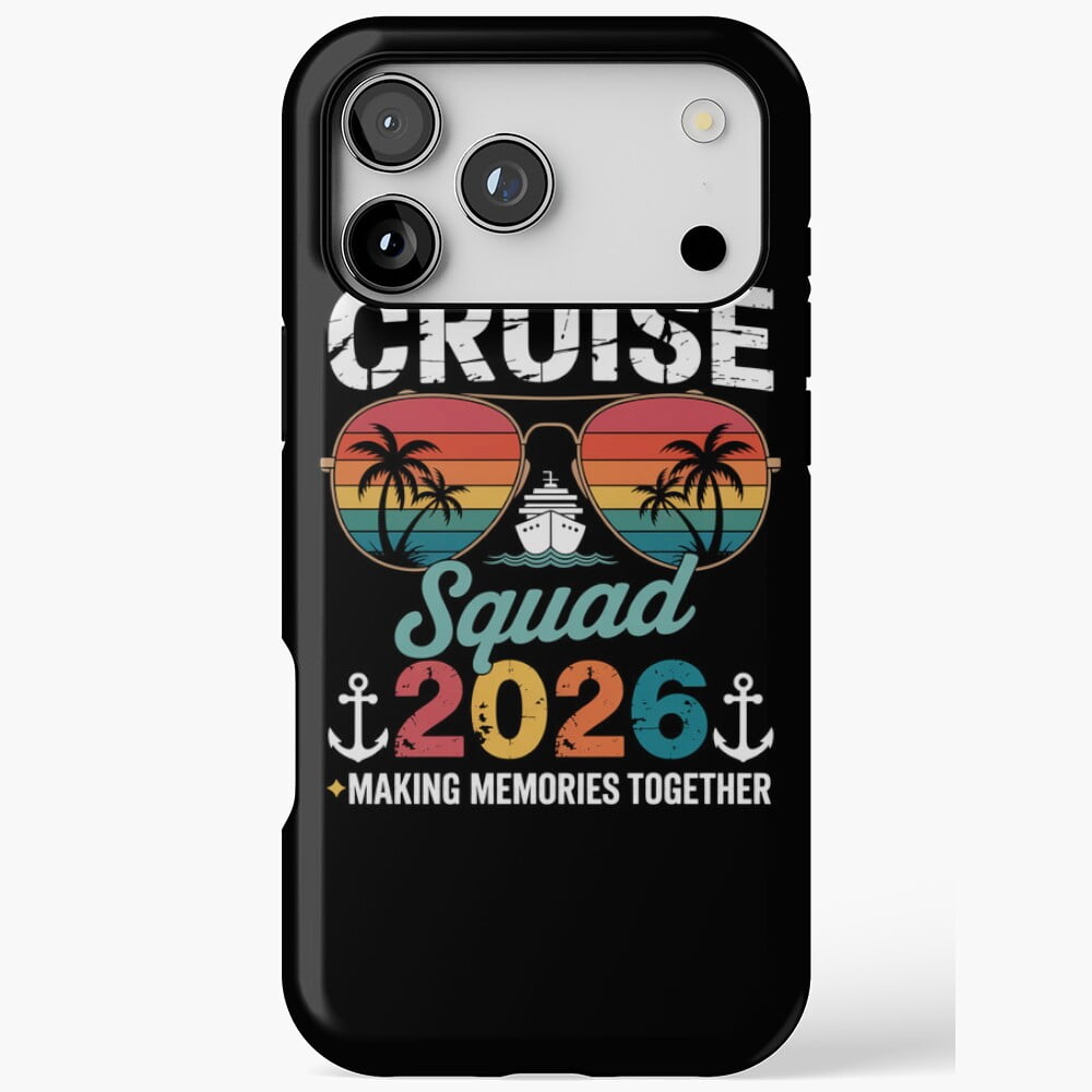 Cruise Squad 2026 Matching Group Phone Case iPhone Case 17 to 11 Pro ...