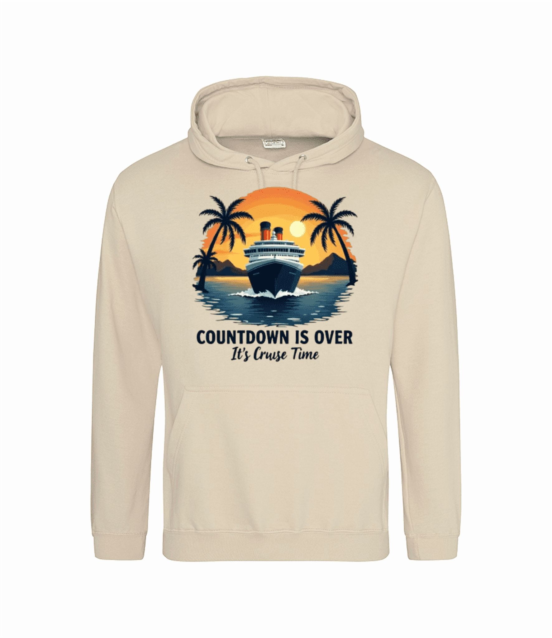 Cruise Time Countdown Vacation Outfit Nautical Theme Style Hoodie Shirt ...