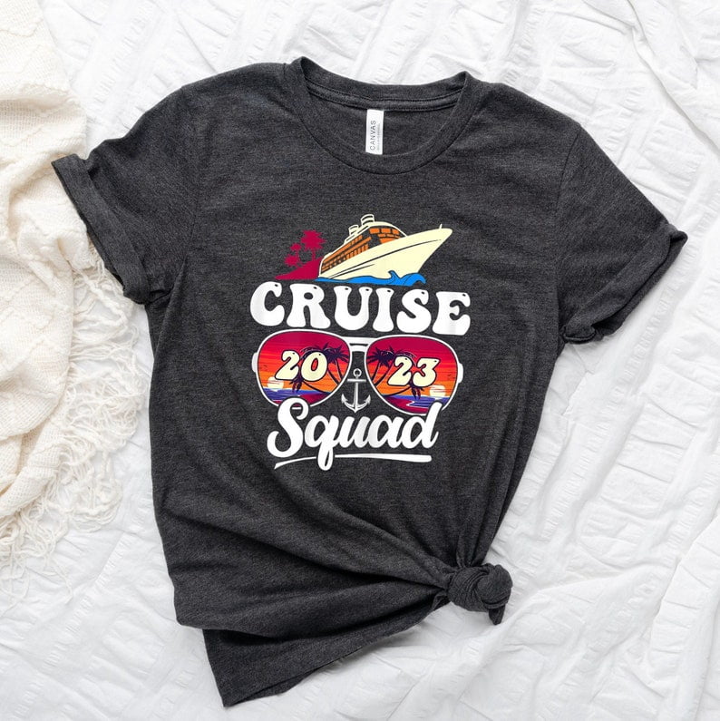 Cruise Trip Shirt Cruise Squad 2023 Tee Family Vacation Shirt Matching ...