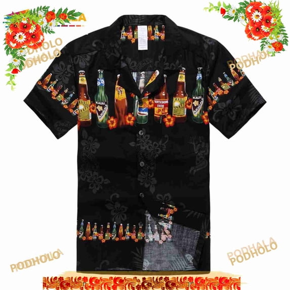 Cruise Tropical Luau Beach Party Birthday 3D Funny Hawaiian Shirt ...