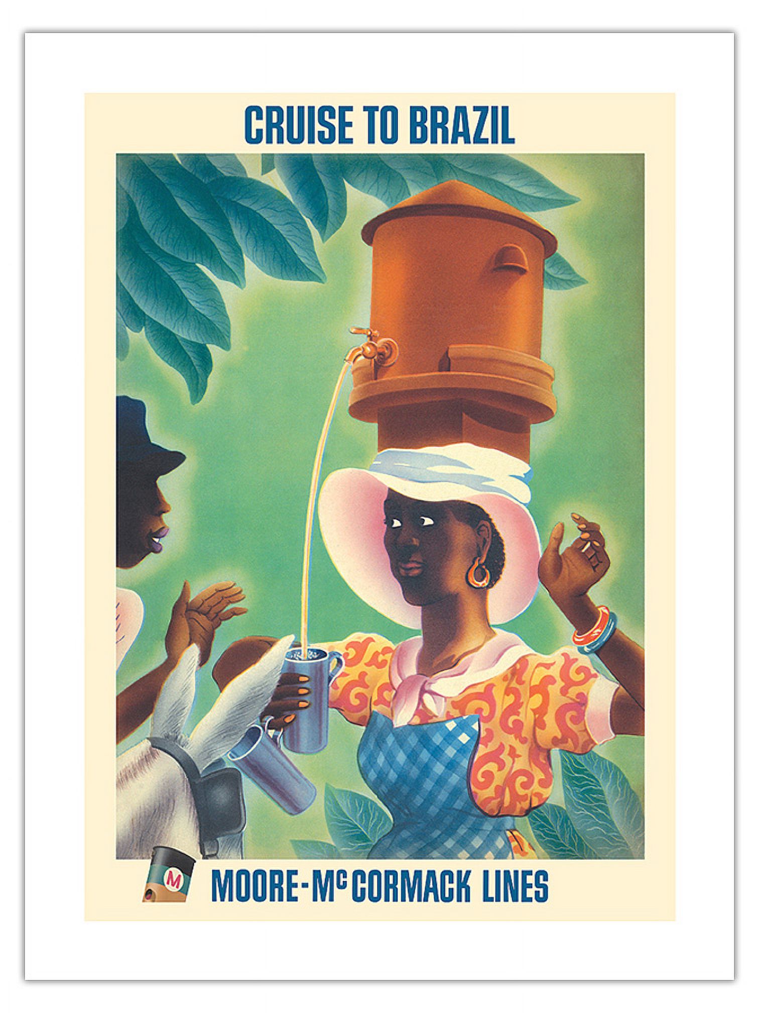 Cruise to Brazil - Tea Seller - Moore-McCormack Lines - Vintage Menu ...