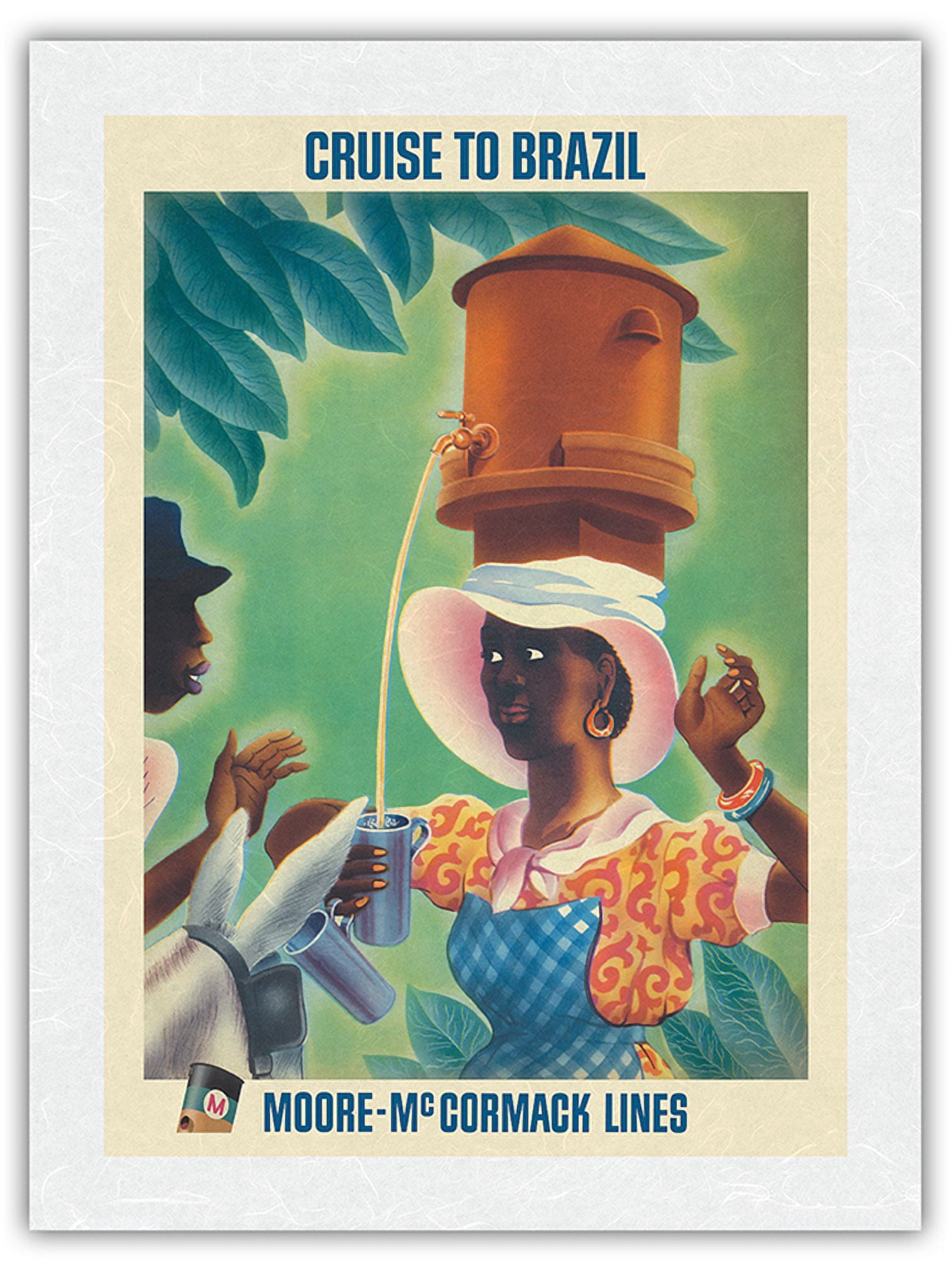 Cruise to Brazil - Tea Seller - Moore-McCormack Lines - Vintage Menu ...