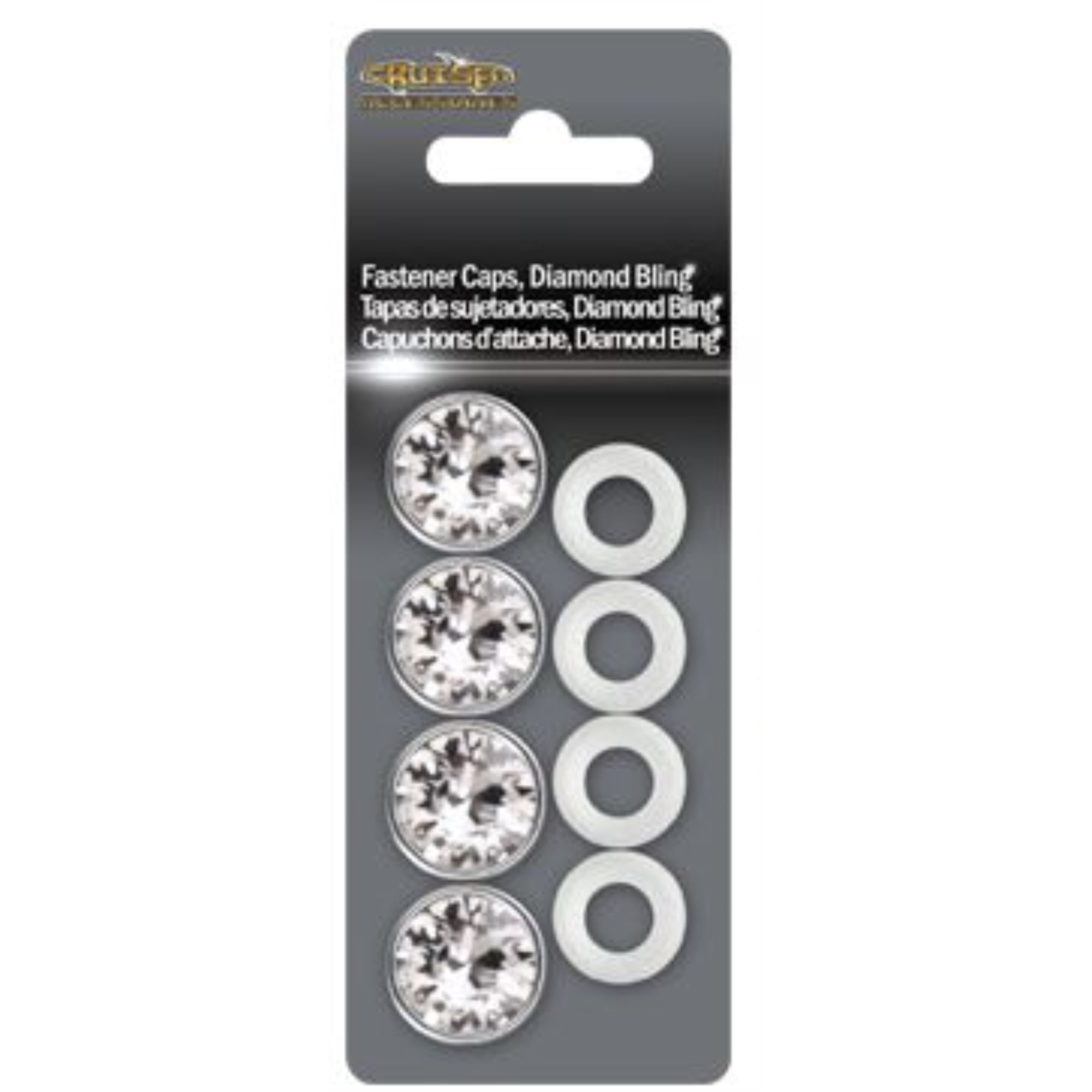 FASTENER CAP DIAMND BLING - Walmart.com