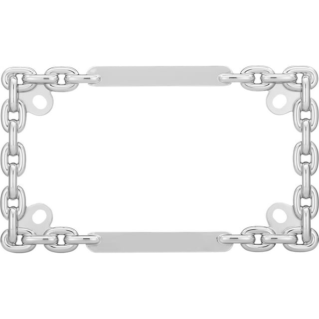 Cruiser Accessories MC Chain License Plate Frame (Chrome) - Walmart.com