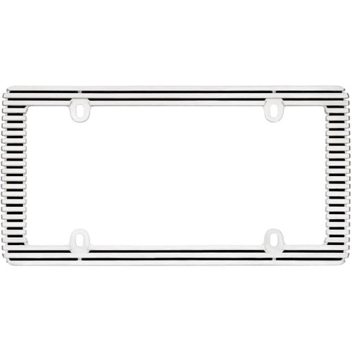 Billet License Plate Frame Free Chrome Screw Caps Included - Walmart.com