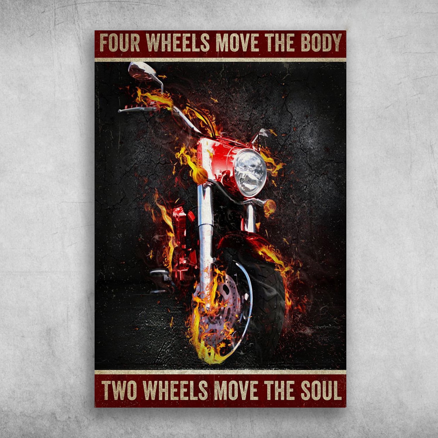 Cruiser Motorcycle - Four Wheels Move The Body, Two wheels move the ...