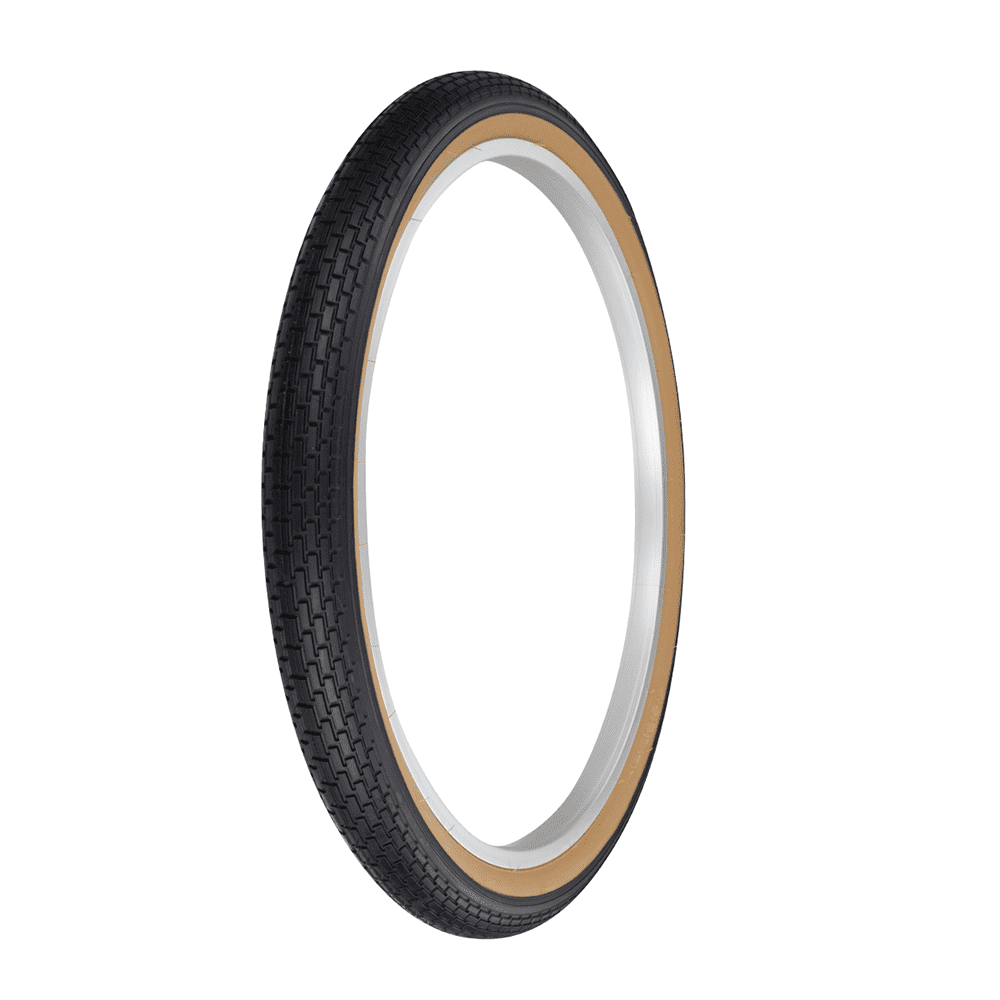 OG Lowrider Bicycle Wire Bead Tire In 24 X 2.125 Black/Gum Brick Tread ...