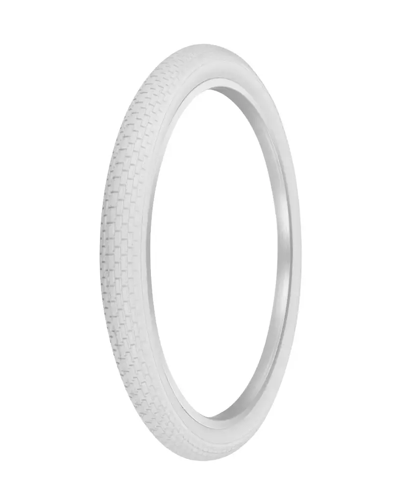 OG Lowrider Bicycle Tire 24 X 2.125 White/White Sidewall Brick Tread ...
