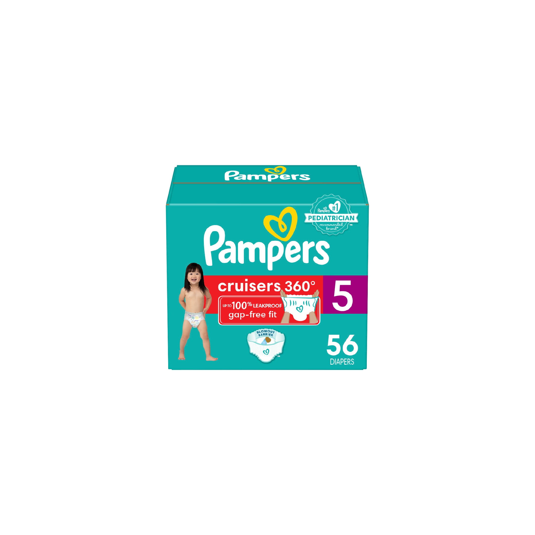 Cruisers 360 Diapers Super Pack - Size 5 - 56ct - Walmart.com